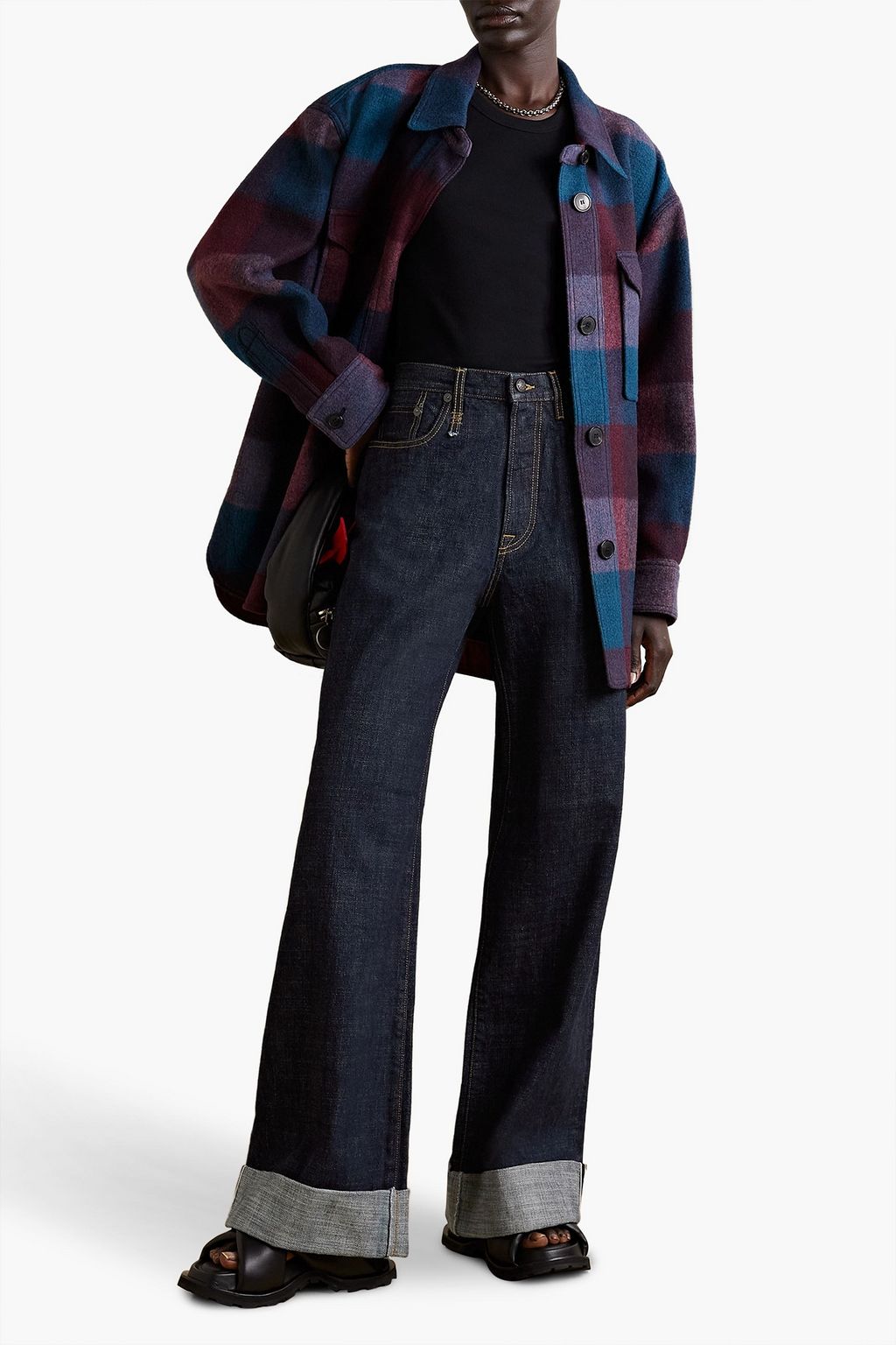 R13 Lisa mid-rise wide-leg jeans | THE OUTNET