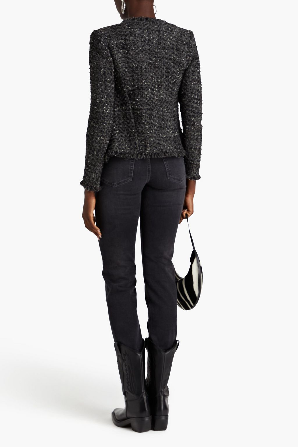 IRO Dundar wool-blend bouclé-tweed jacket | THE OUTNET