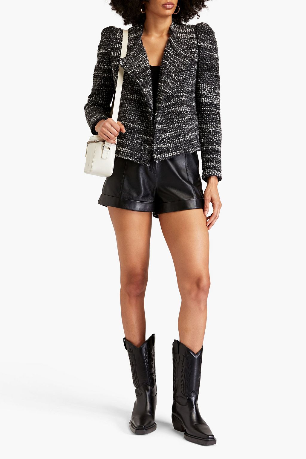 IRO Fanie bouclé-tweed jacket | THE OUTNET