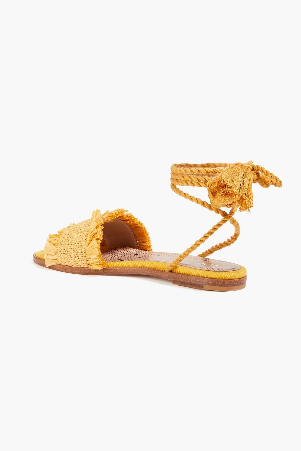 RED(V) Faux raffia sandals | THE OUTNET