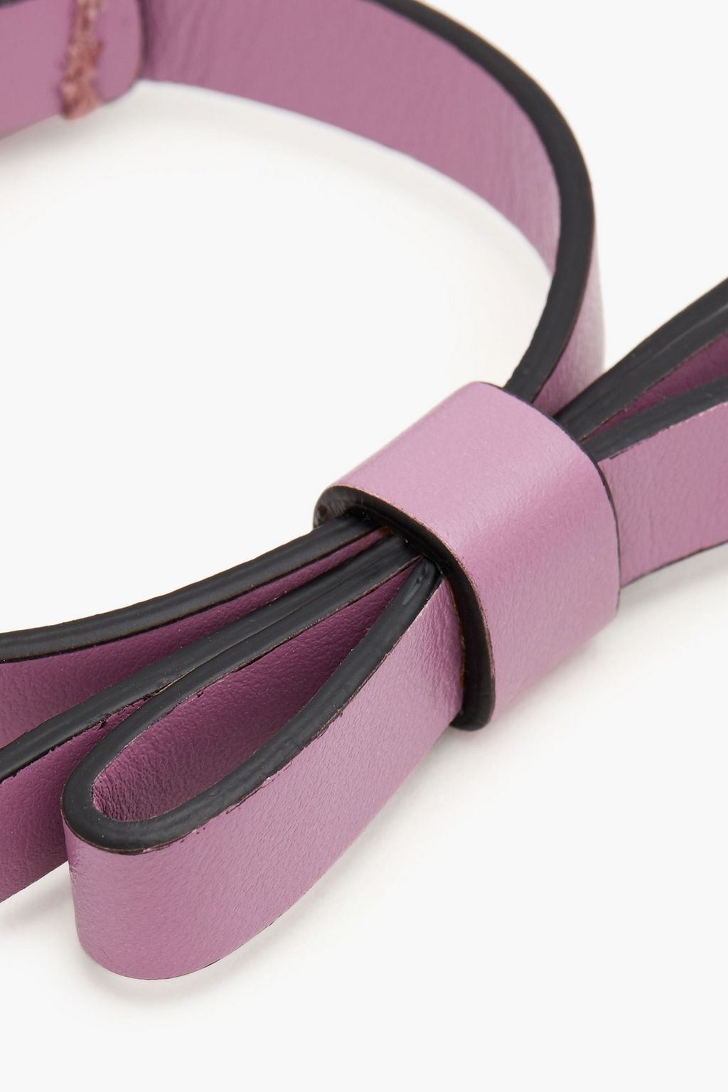 RED(V) Bow-detailed leather bracelet | THE OUTNET