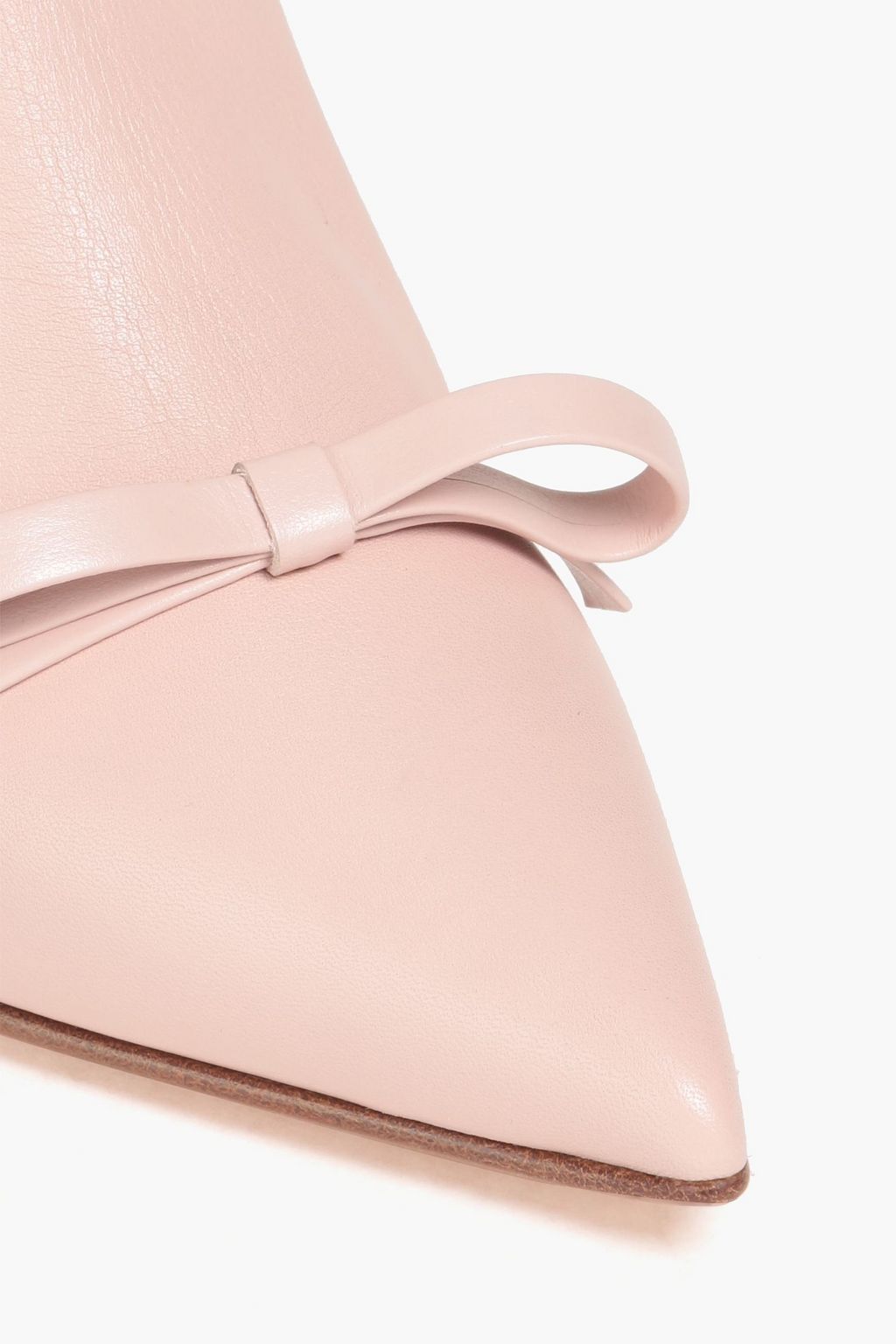 RED(V) Bow-embellished leather boots | THE OUTNET