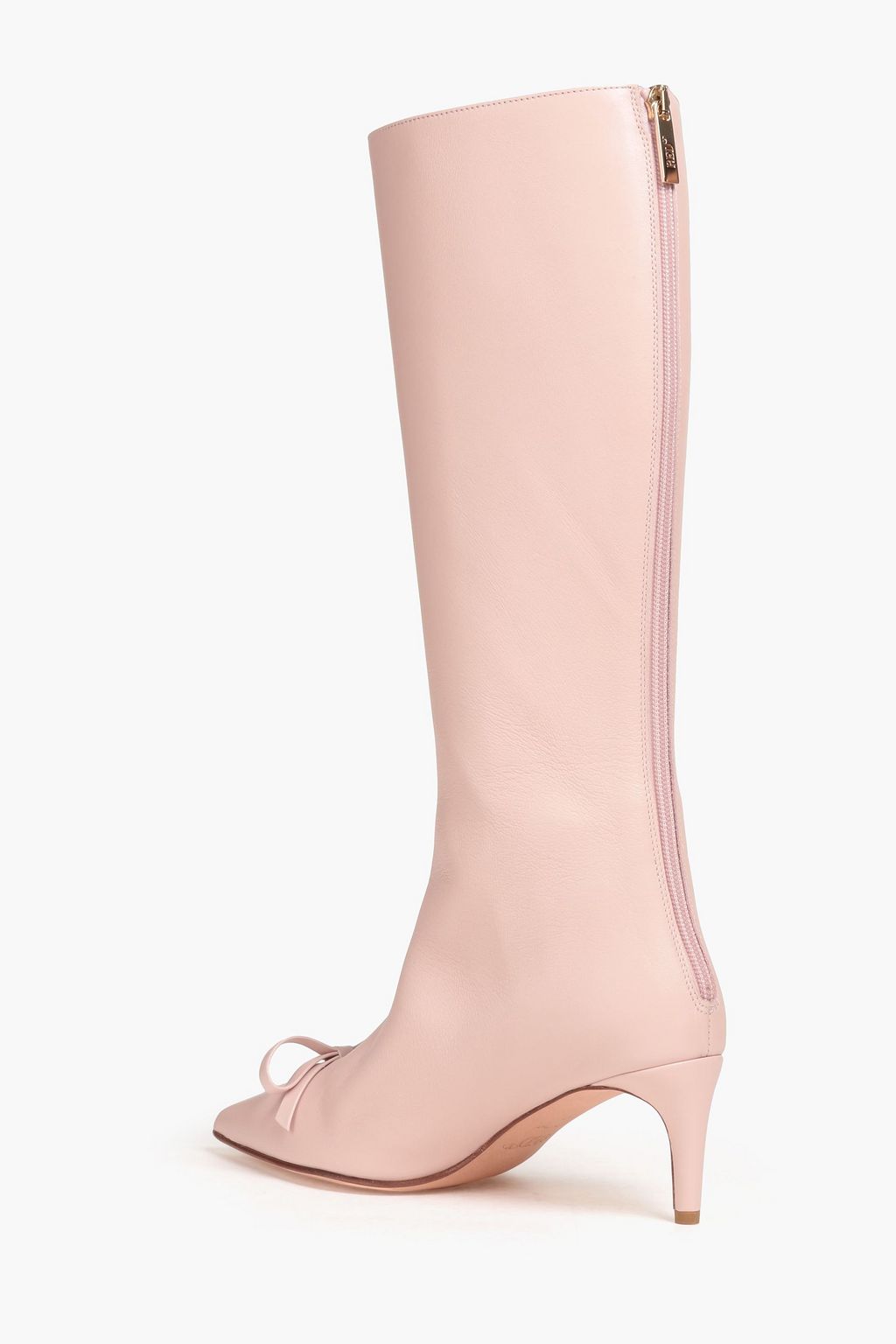 RED(V) Bow-embellished leather boots | THE OUTNET