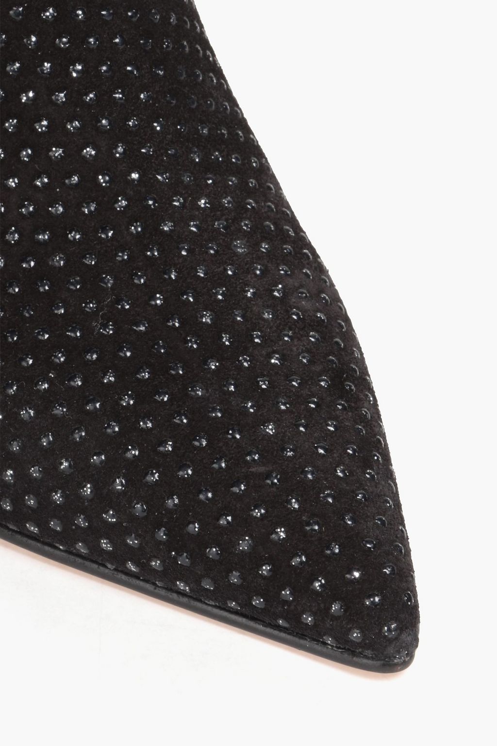 RED(V) Glittered suede knee boots | THE OUTNET