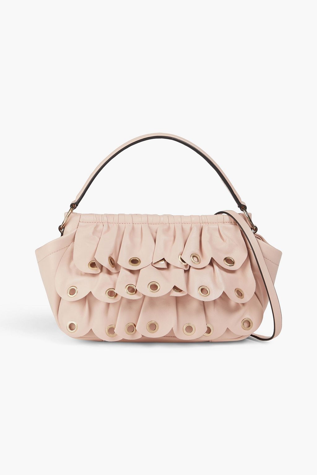 RED(V) Ruffled embellished leather tote | THE OUTNET