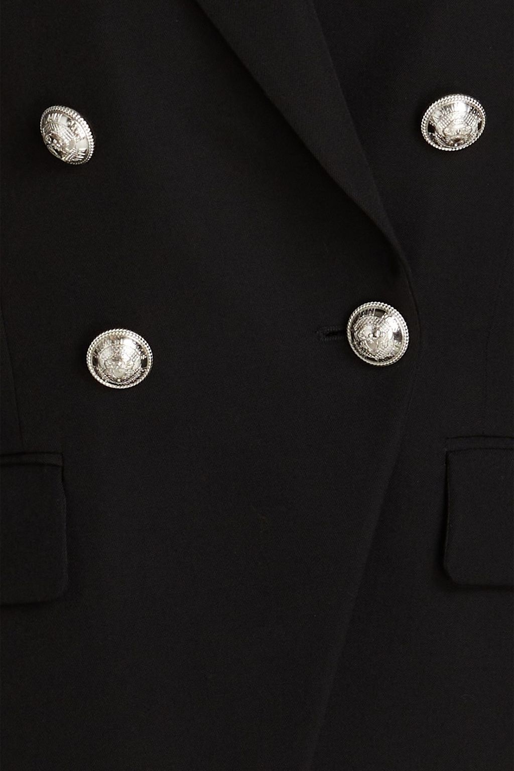 BALMAIN Double-breasted wool blazer | THE OUTNET