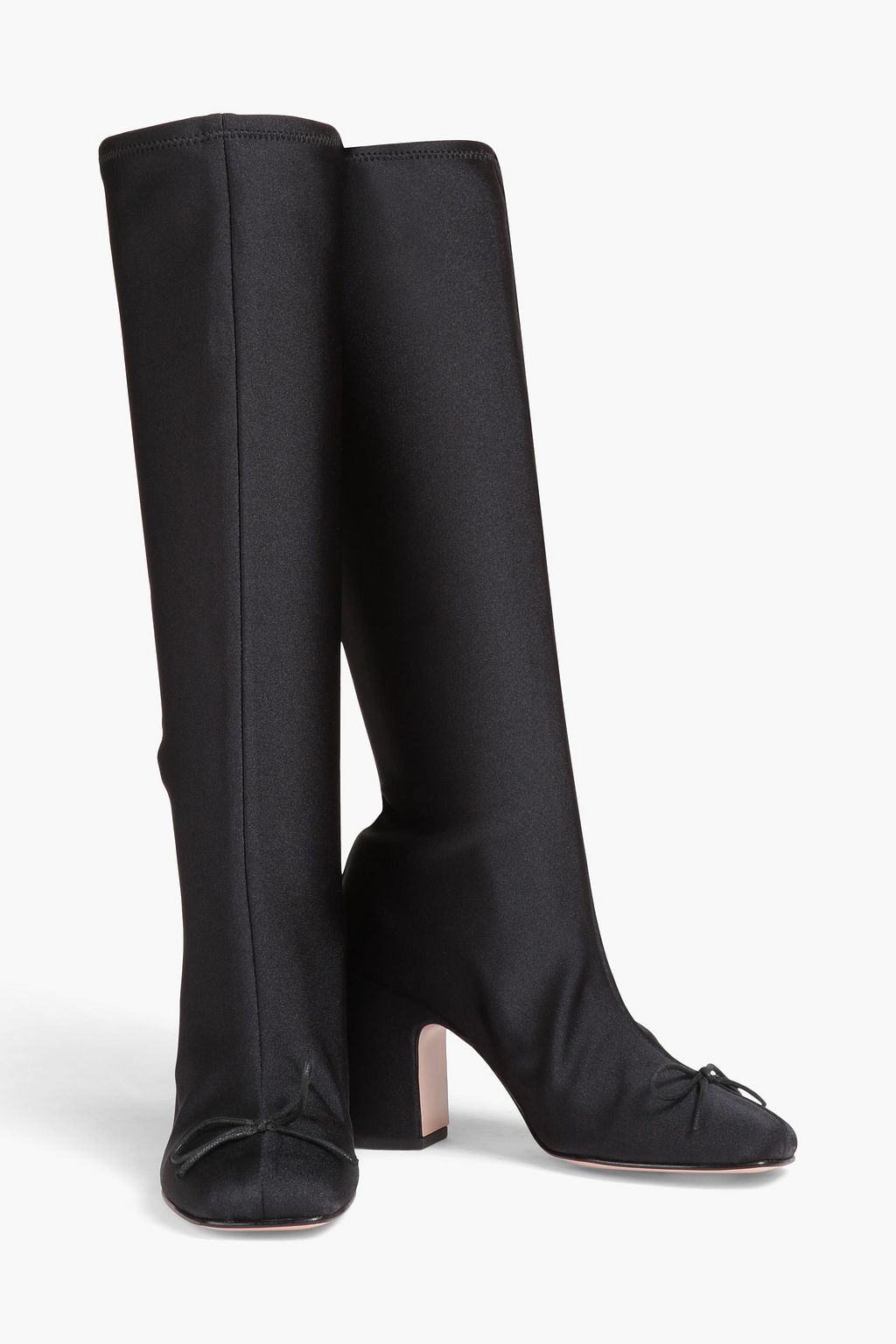 RED(V) Bow-embellished neoprene boots | THE OUTNET