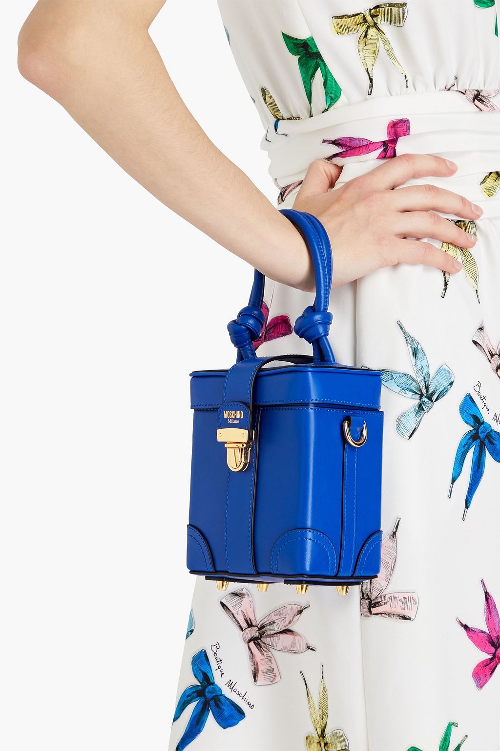 MOSCHINO Leather shoulder bag | THE OUTNET