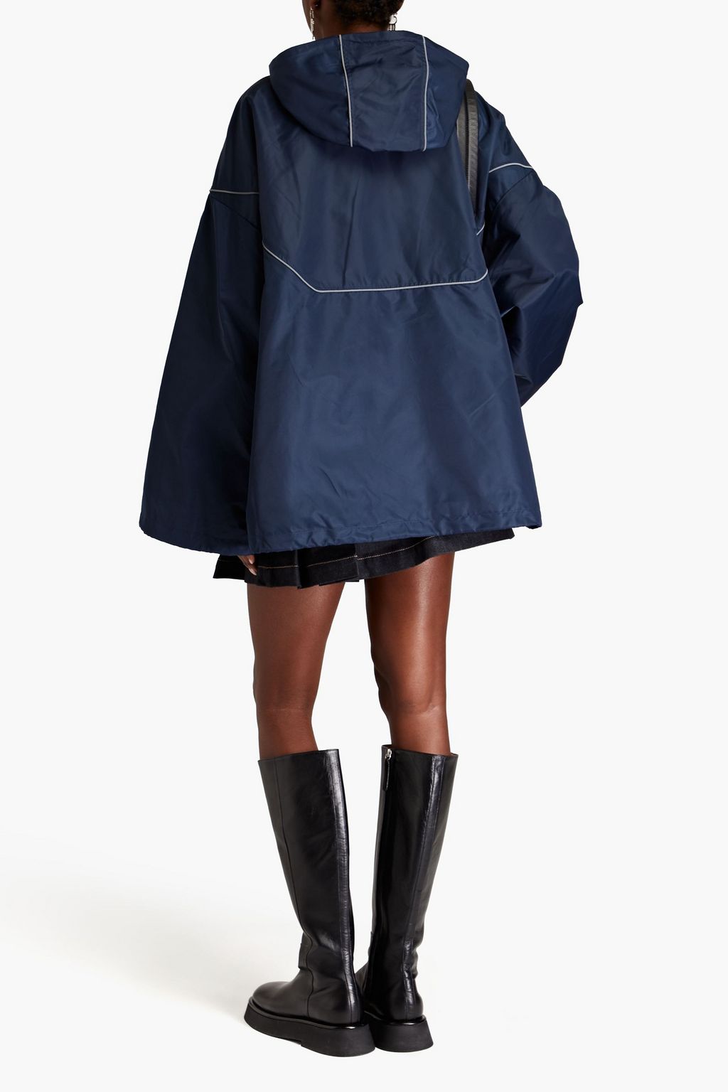 ROTATE BIRGER CHRISTENSEN Oversized appliquéd shell jacket | THE OUTNET