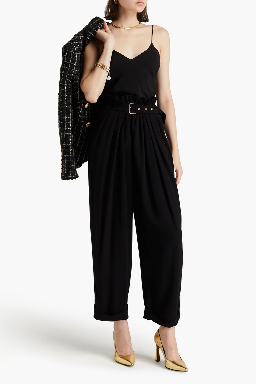 BALMAIN Silk camisole | THE OUTNET