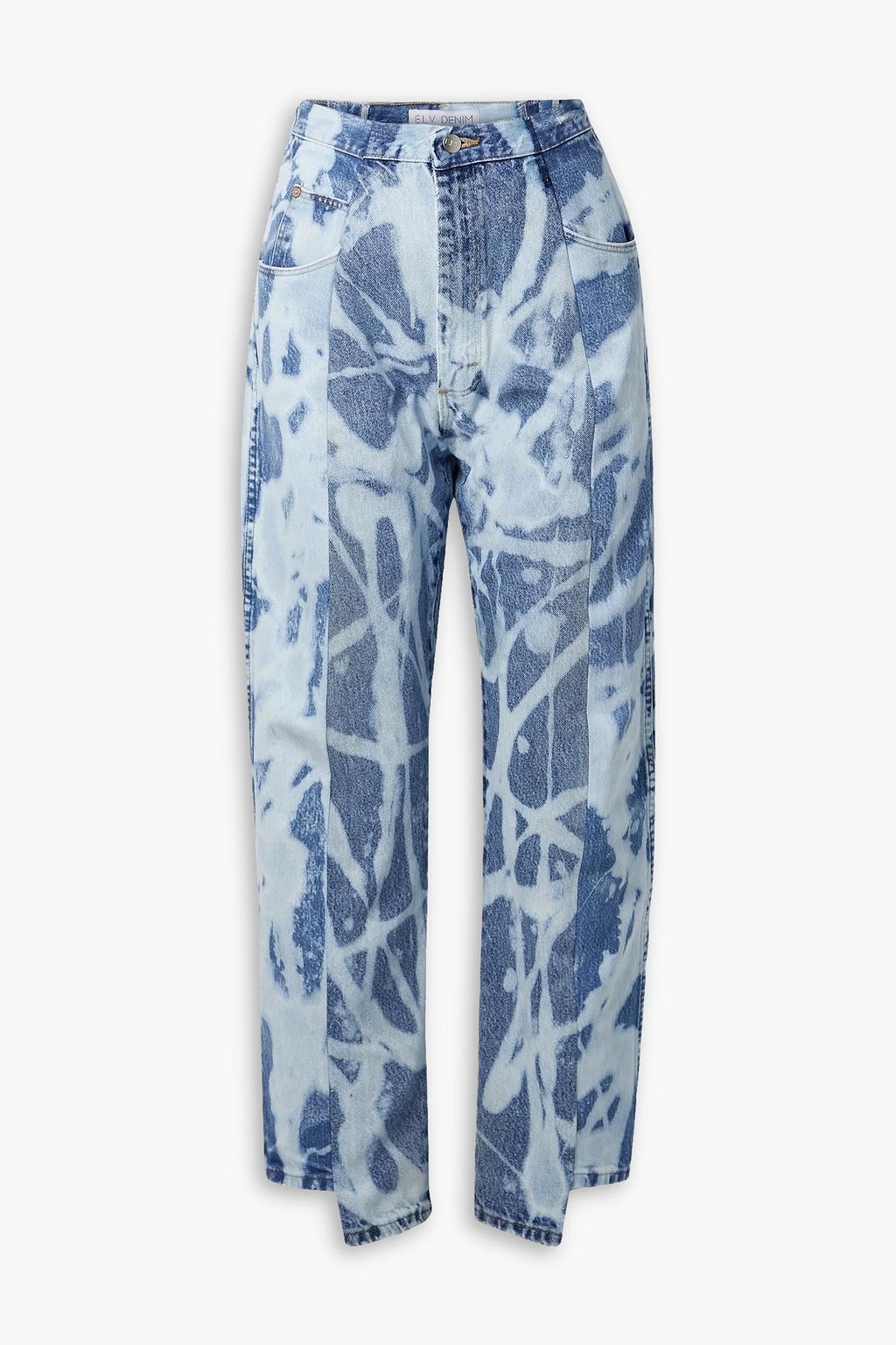 E.L.V. DENIM Bleached patchwork boyfriend jeans | THE OUTNET