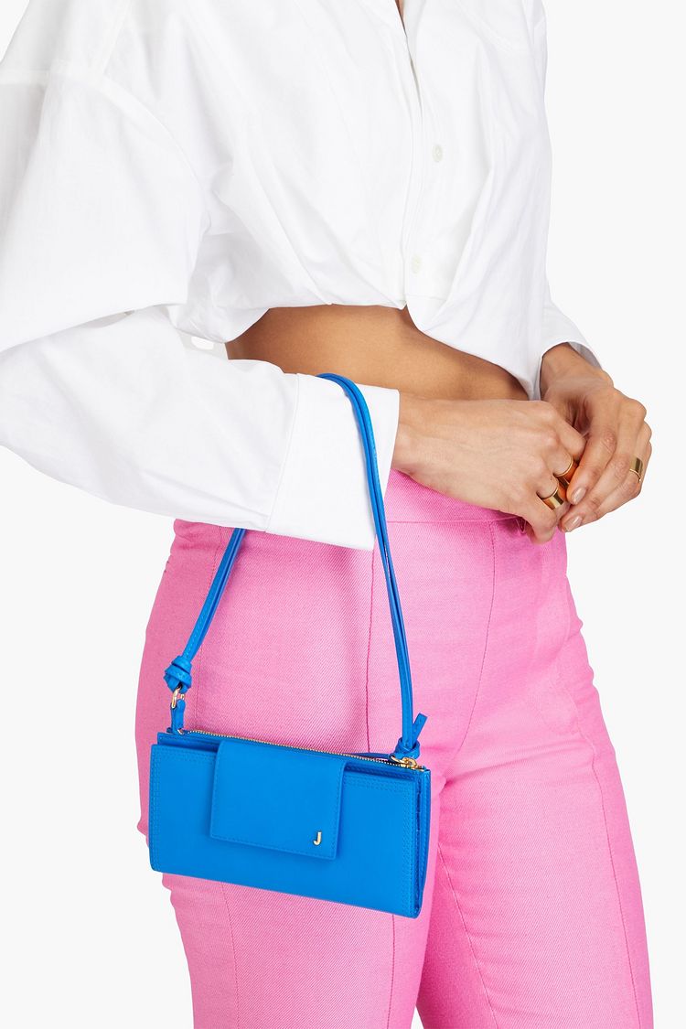 JACQUEMUS Le Pichoto leather shoulder bag | THE OUTNET