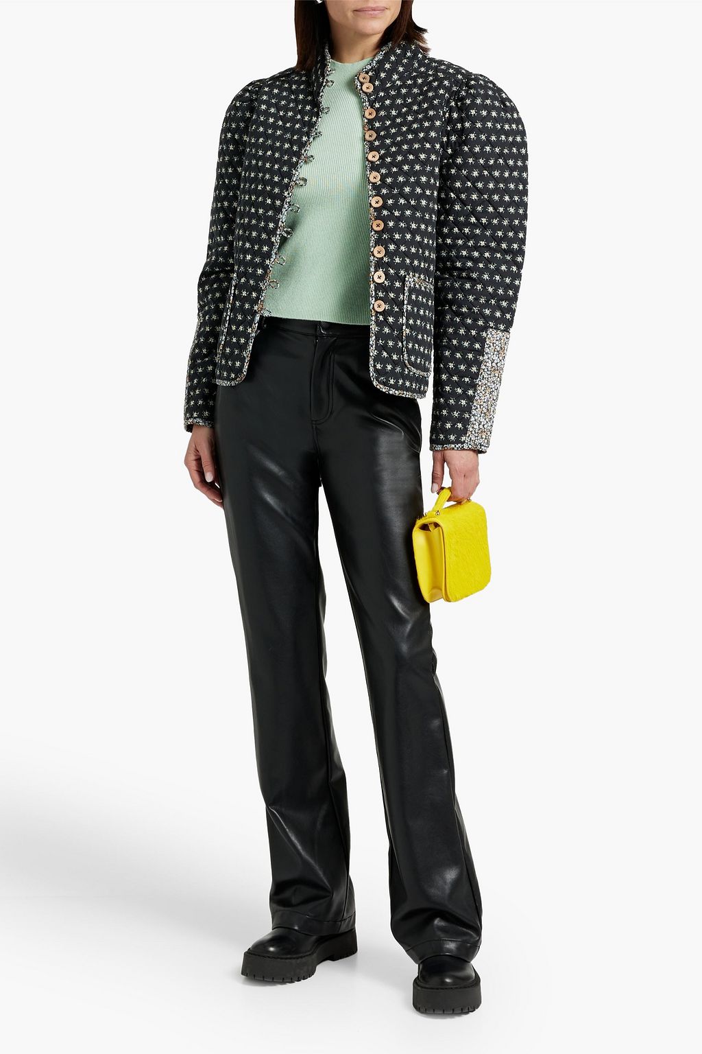 SEA Pascala quilted floral-print cotton jacket | THE OUTNET