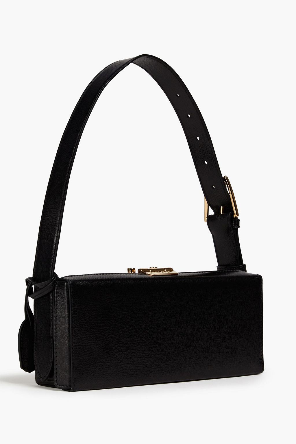 MARK CROSS Grace Lungo pebbled-leather shoulder bag | THE OUTNET