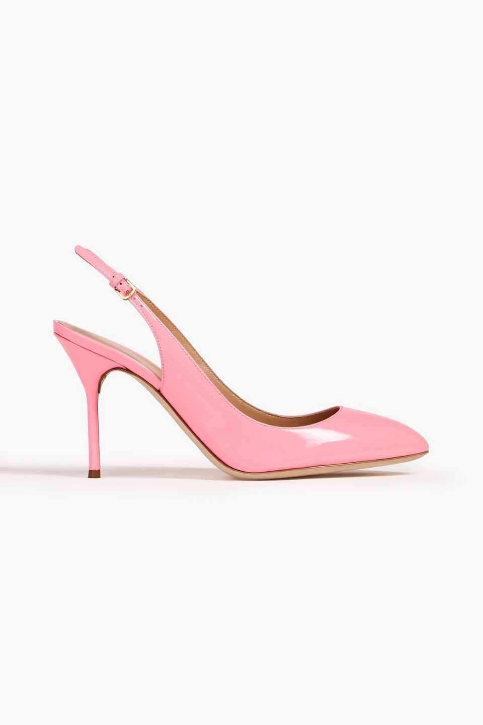 Sergio Rossi Chichi Patent-leather Slingback Pumps In Baby Pink | ModeSens