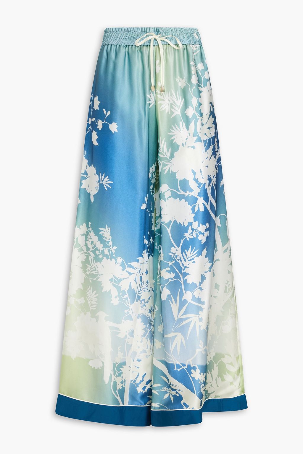 F.R.S. FOR RESTLESS SLEEPERS Callisto floral-print silk-satin wide-leg ...