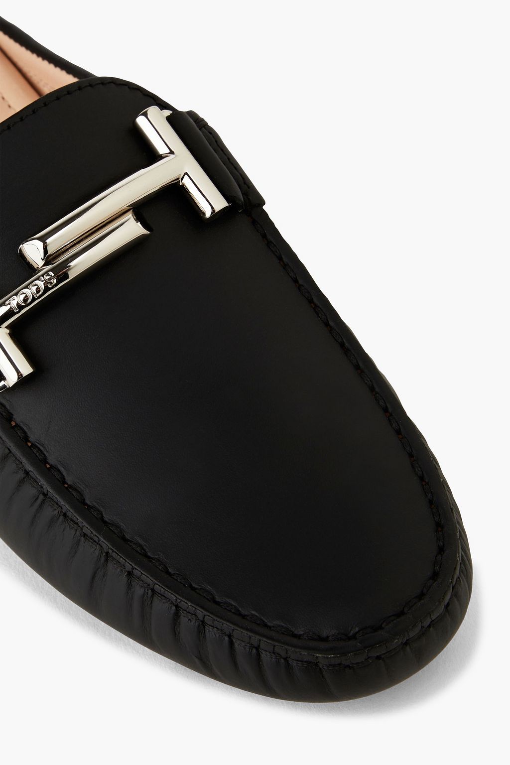 TOD'S Slippers aus Leder mit Verzierung | THE OUTNET