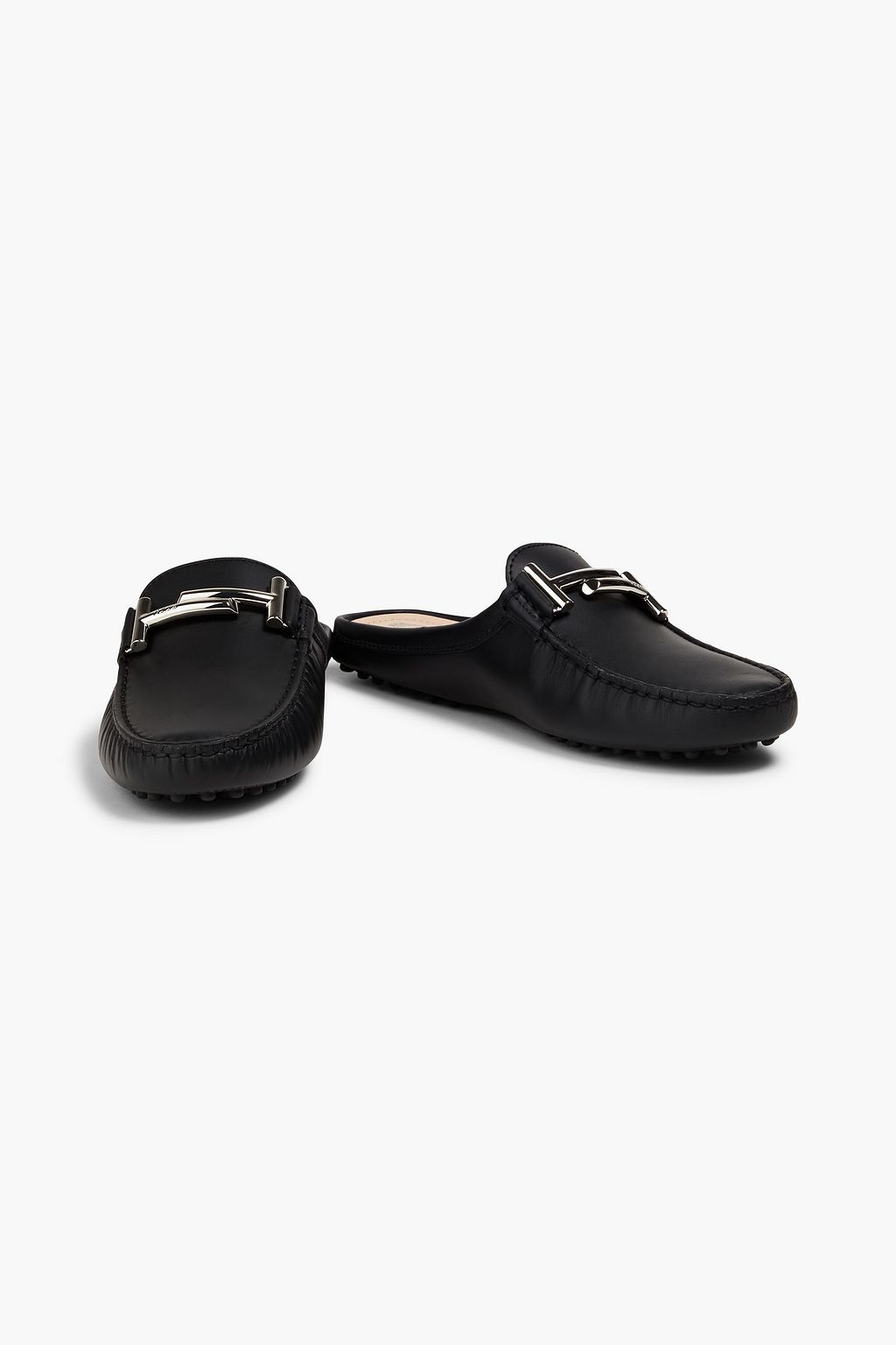 TOD'S Slippers aus Leder mit Verzierung | THE OUTNET