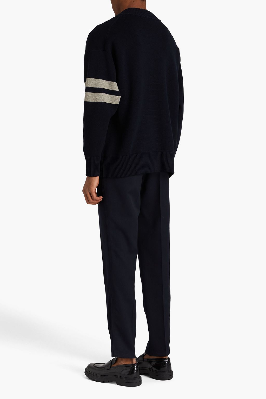 STUDIO NICHOLSON Alpha oversized wool and cotton-blend cardigan | THE ...