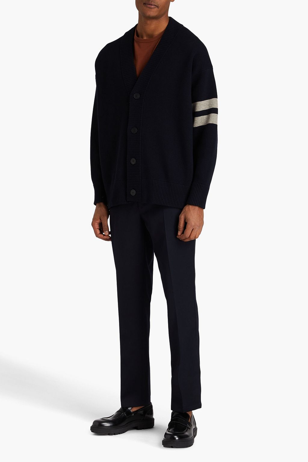 STUDIO NICHOLSON Alpha oversized wool and cotton-blend cardigan | THE ...