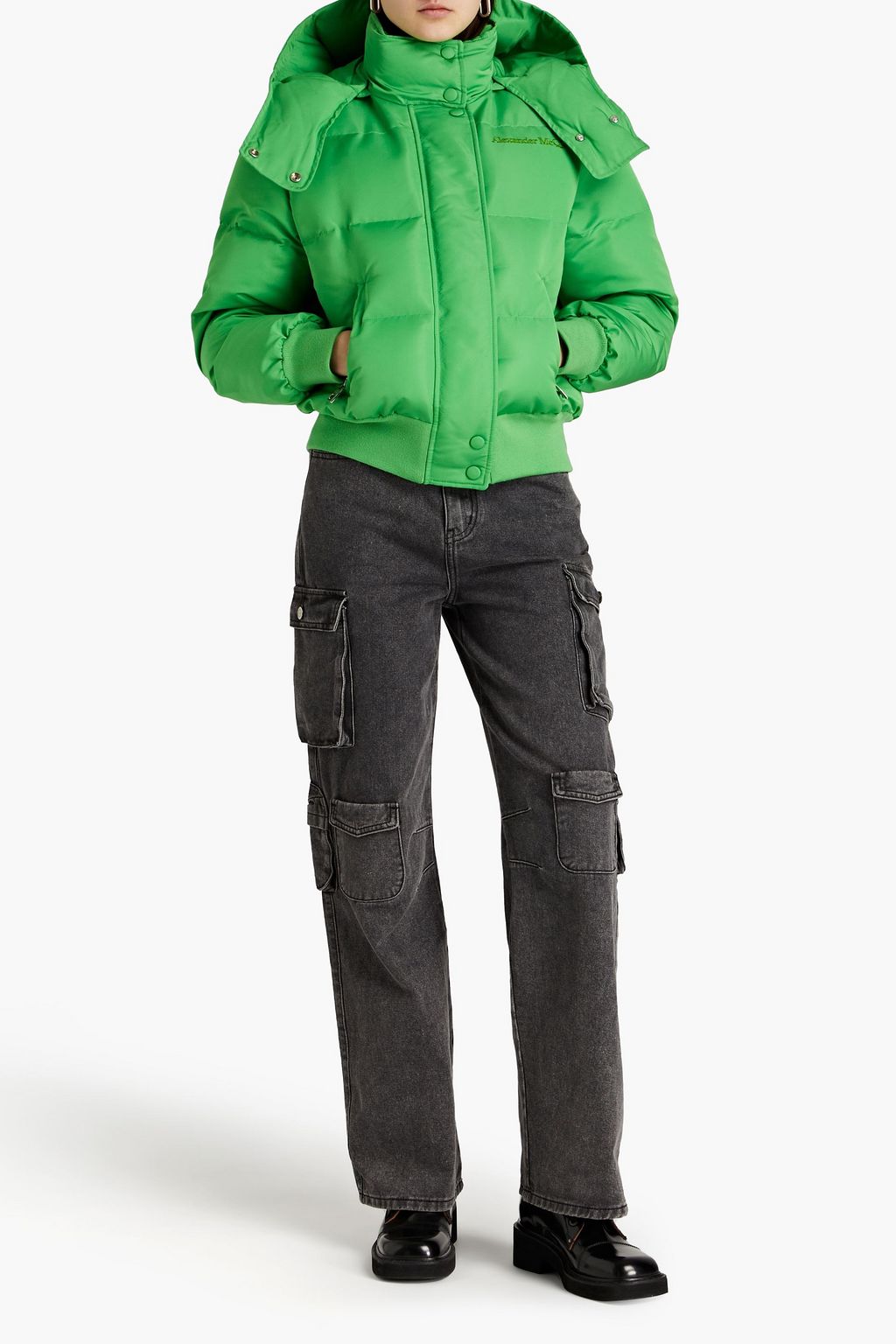 ALEXANDER MCQUEEN Shell hooded jacket | THE OUTNET