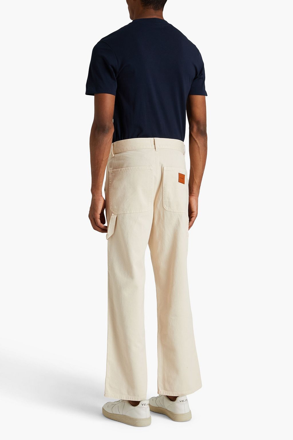 SANDRO Logo-print cotton-jersey T-shirt | THE OUTNET