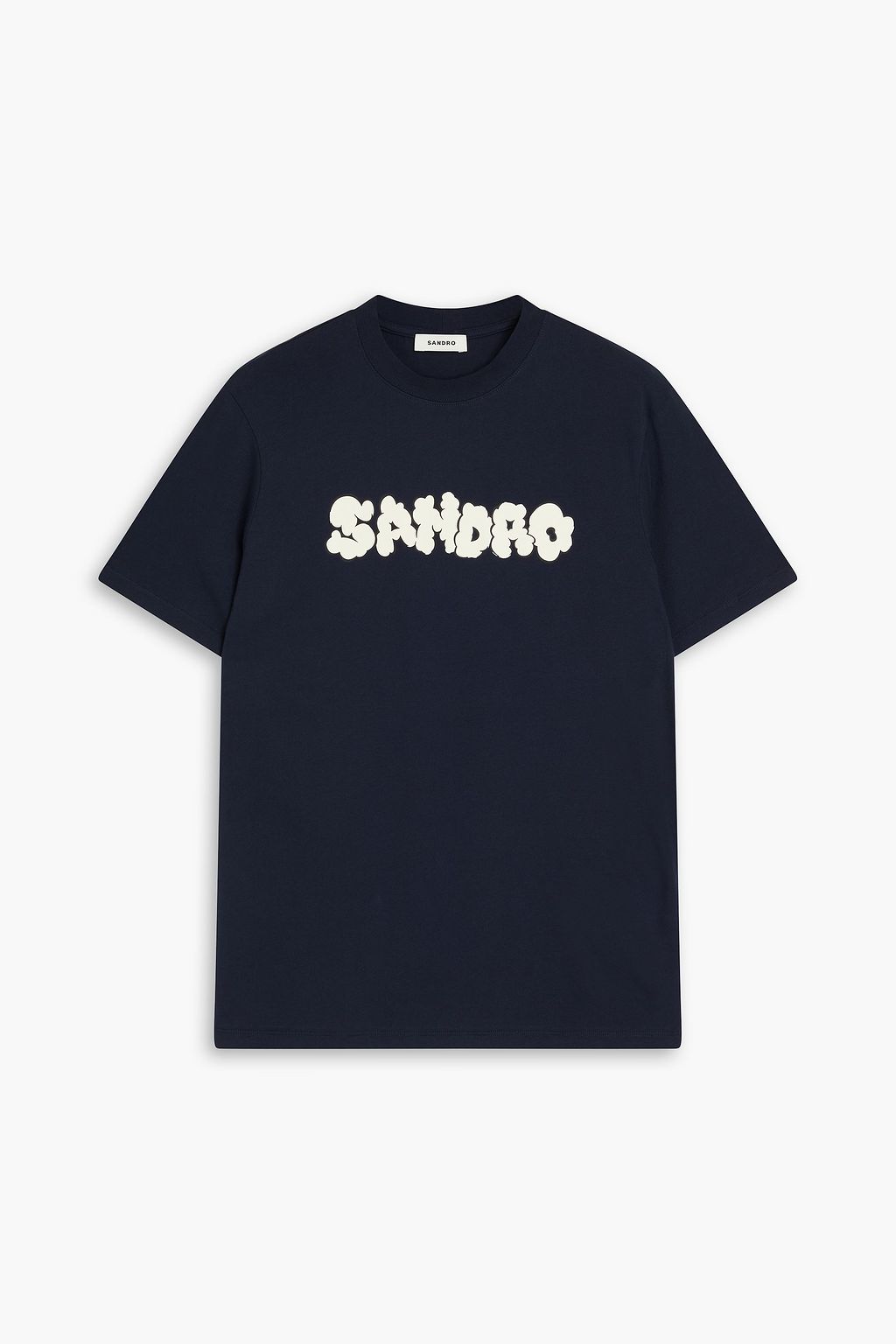 SANDRO Logo-print cotton-jersey T-shirt | THE OUTNET