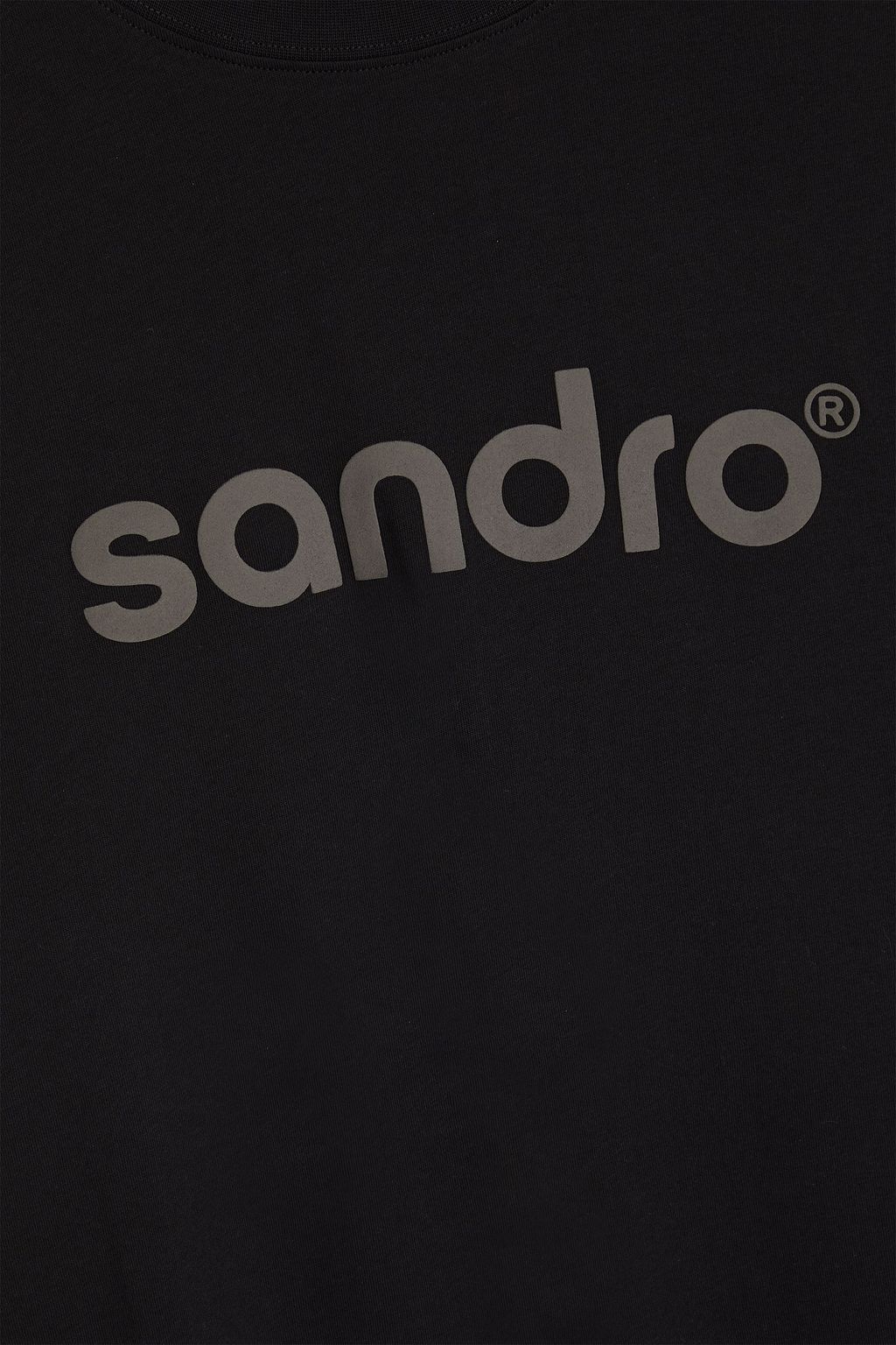 SANDRO Logo-print cotton-jersey T-shirt | THE OUTNET