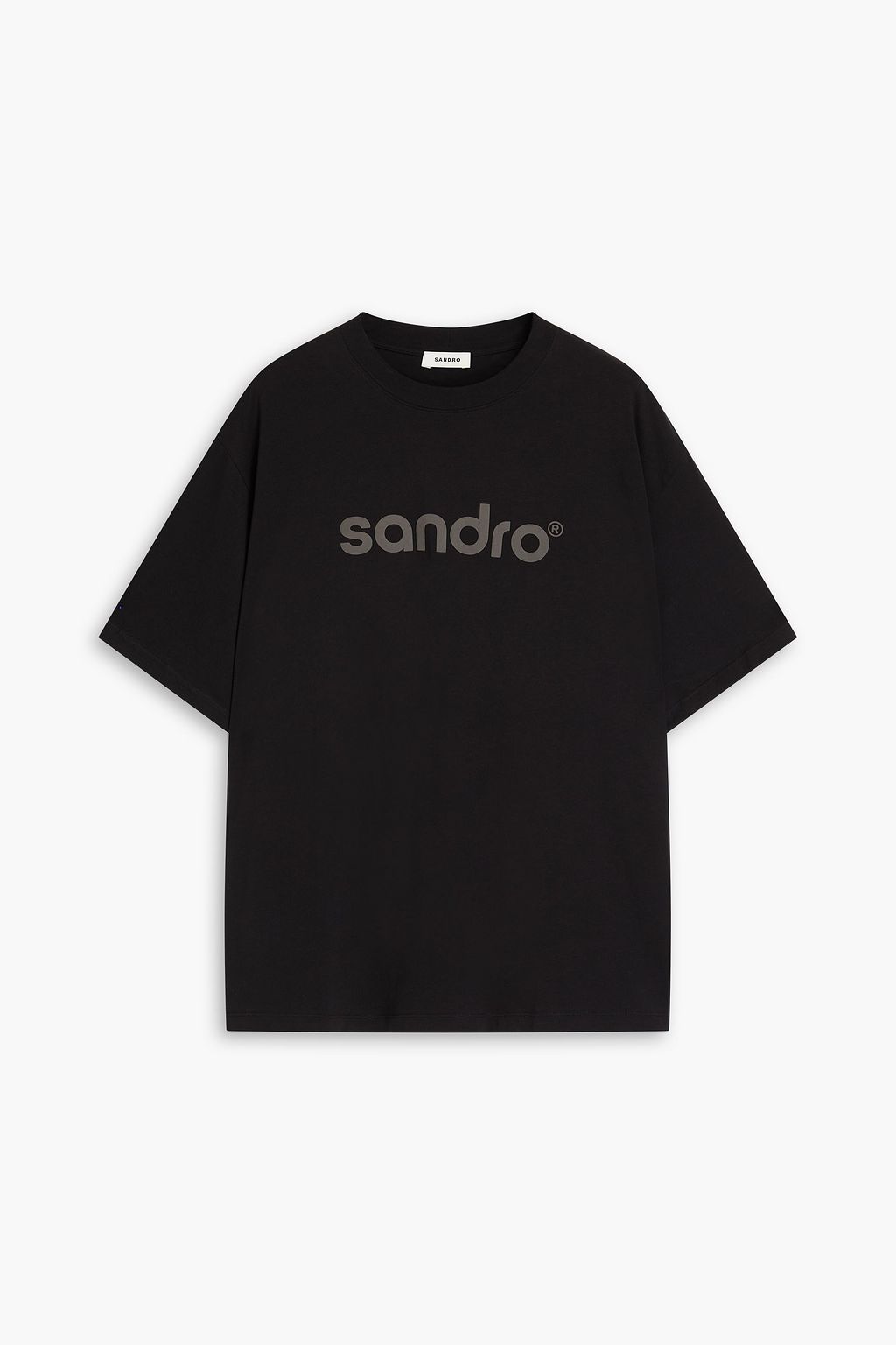 SANDRO Logo-print cotton-jersey T-shirt | THE OUTNET