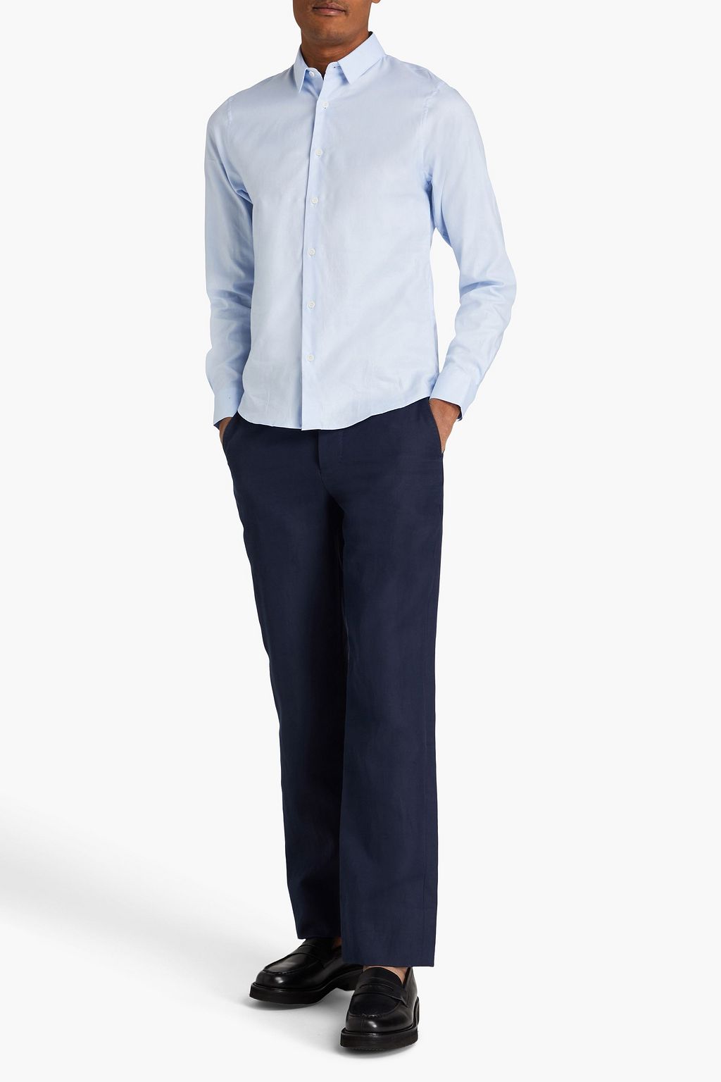 SANDRO Cotton Oxford shirt | THE OUTNET