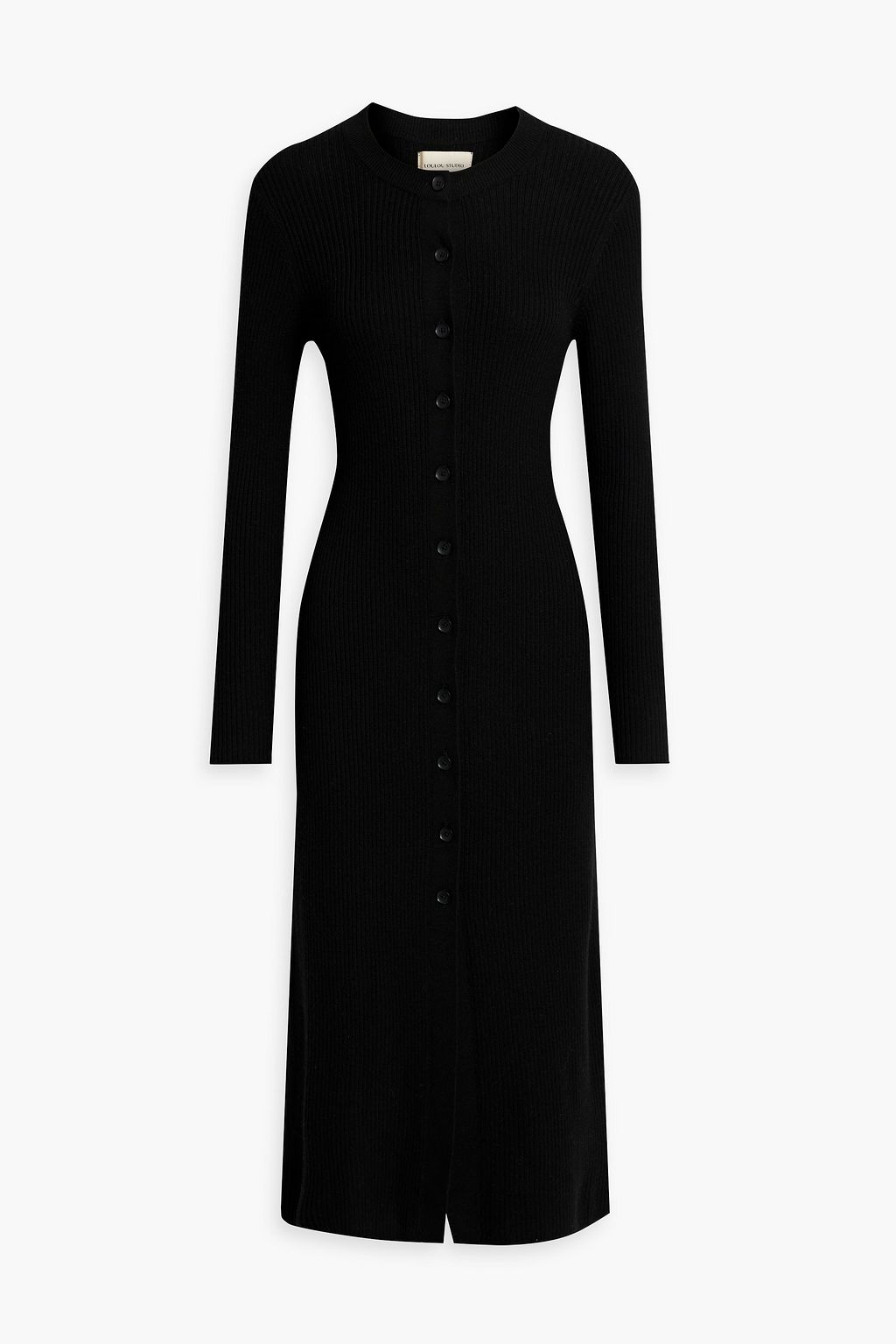 LOULOU STUDIO Sobral ribbed wool and cashmere-blend midi dress | THE OUTNET
