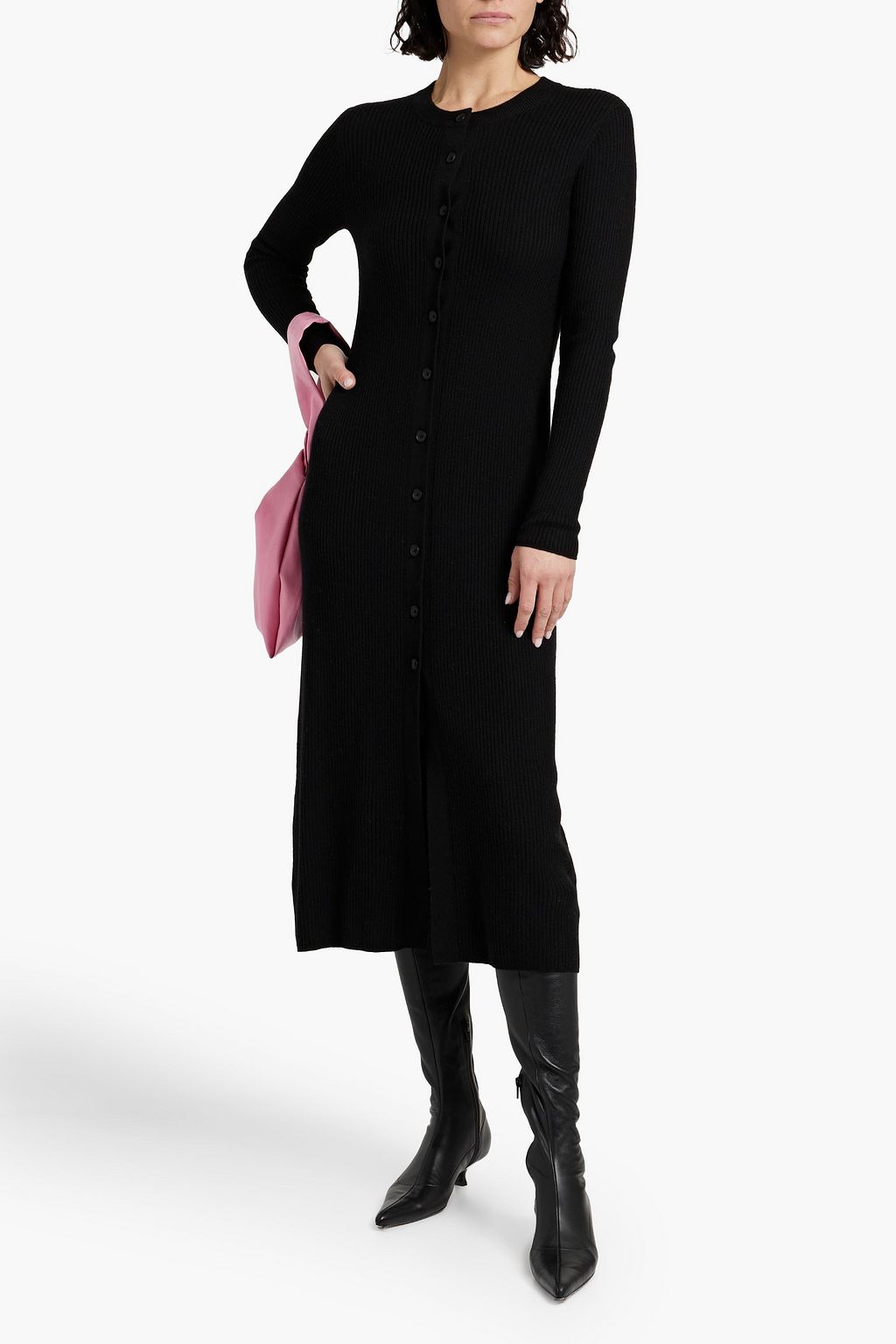 LOULOU STUDIO Sobral ribbed wool and cashmere-blend midi dress | THE OUTNET