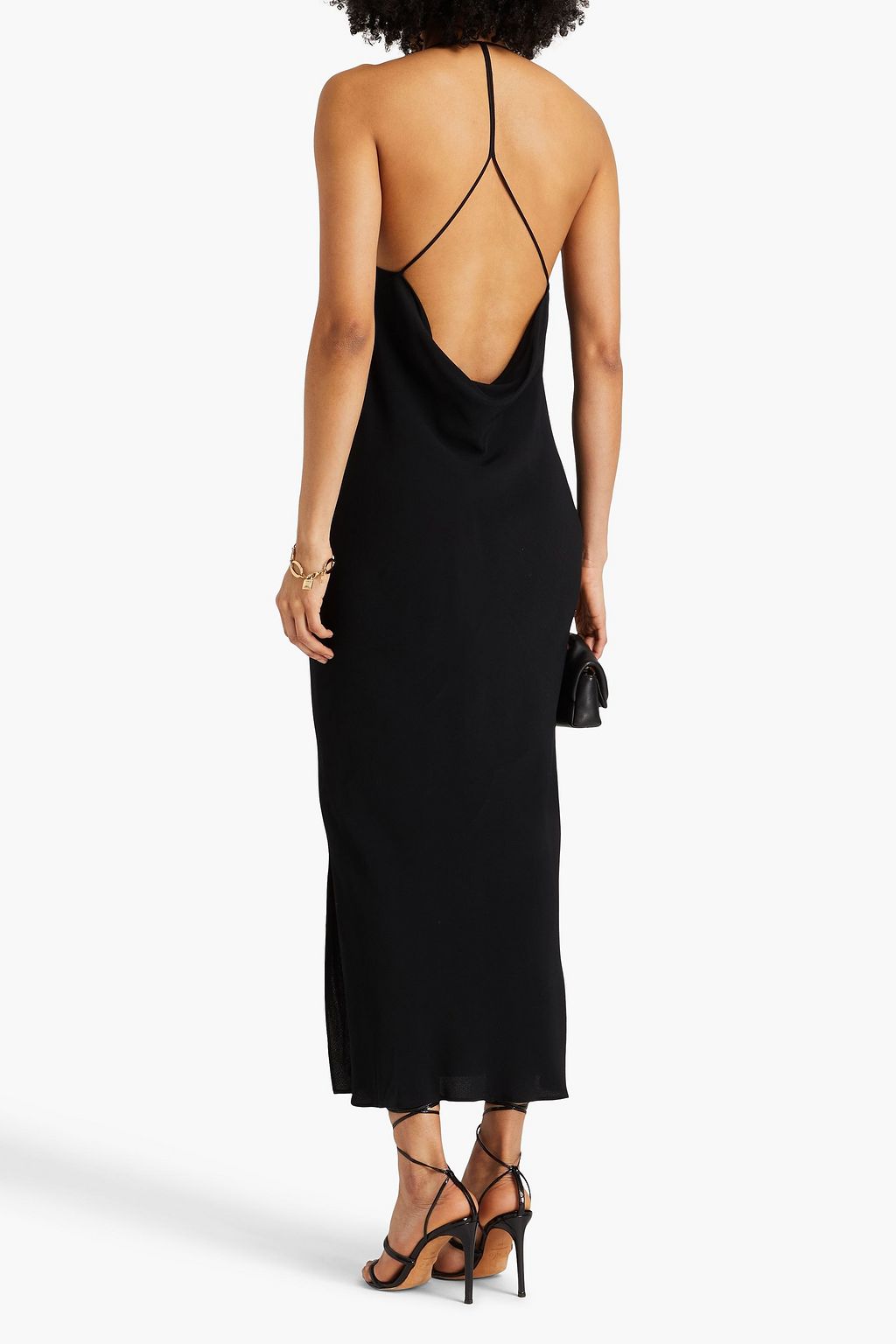 BA&SH Crepe midi slip dress | THE OUTNET