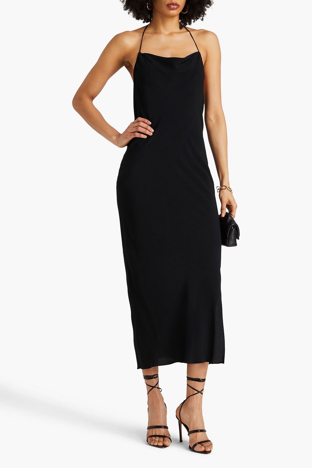 BA&SH Crepe midi slip dress | THE OUTNET