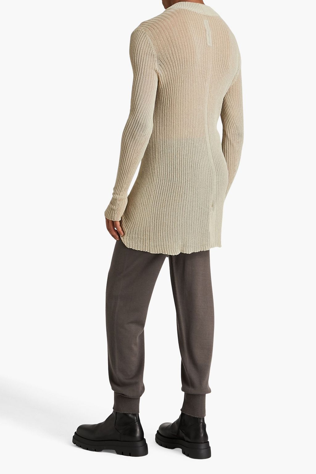 RICK OWENS Slim-fit cotton sweater | THE OUTNET