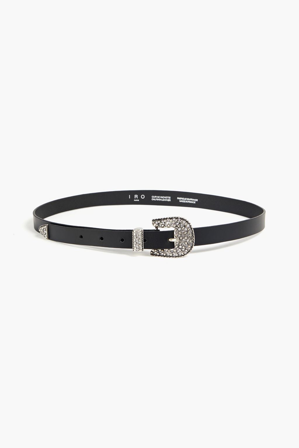 IRO Crystal-embellished leather belt | THE OUTNET