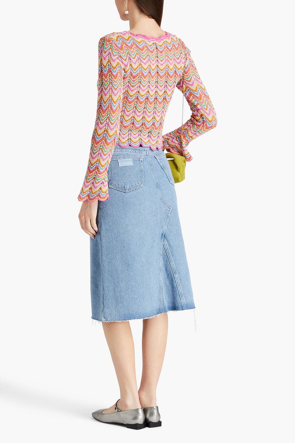 DEREK LAM 10 CROSBY Cropped crochet cardigan | THE OUTNET