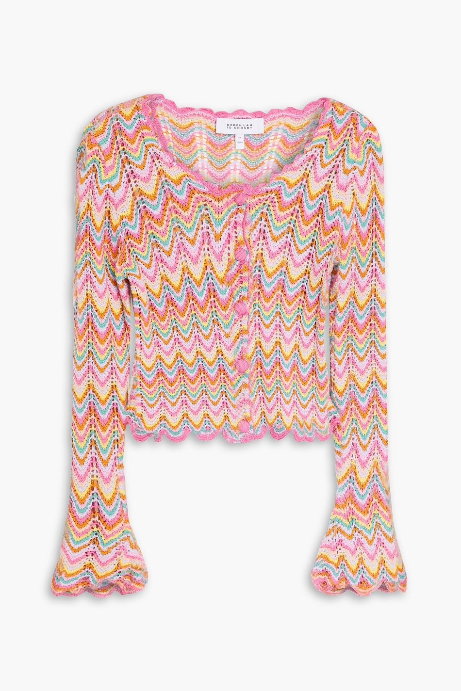 DEREK LAM 10 CROSBY Cropped crochet cardigan | THE OUTNET