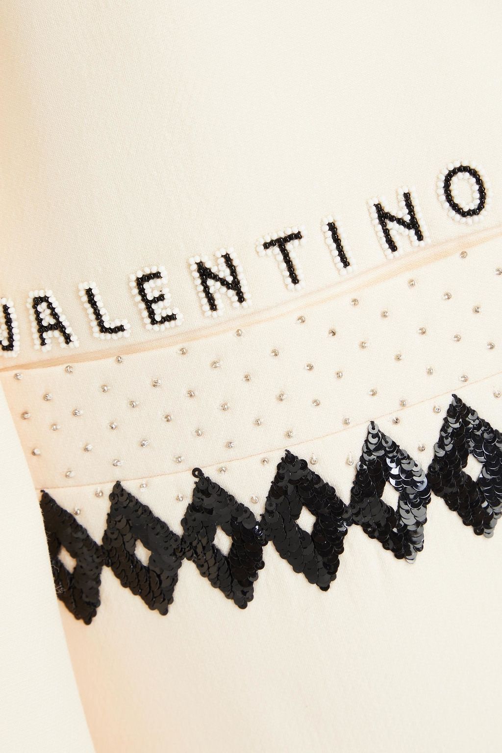 Valentino Garavani Embellished Wool And Silk Blend Crepe Jacket The