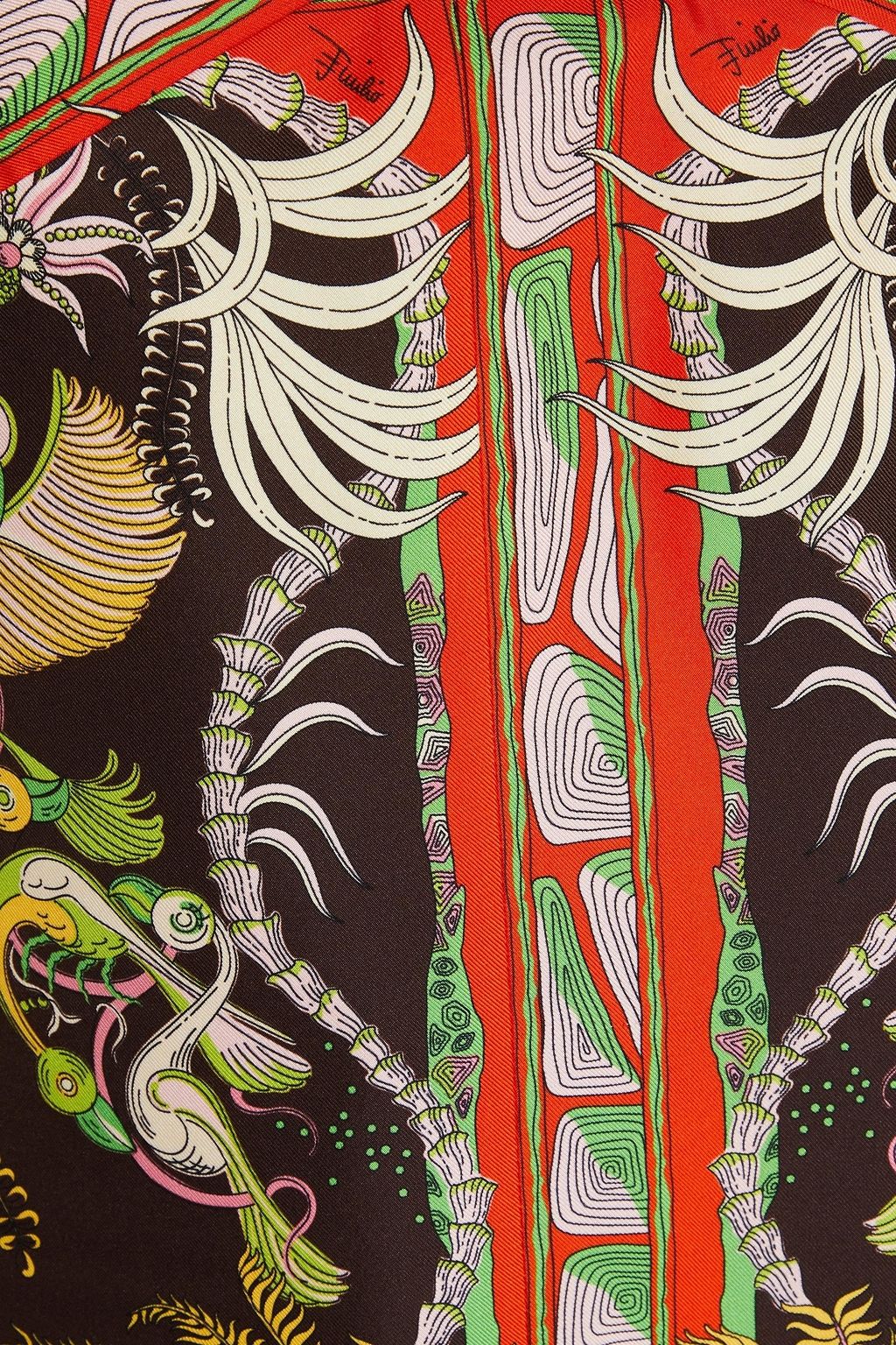 PUCCI Printed silk-twill mini dress | THE OUTNET