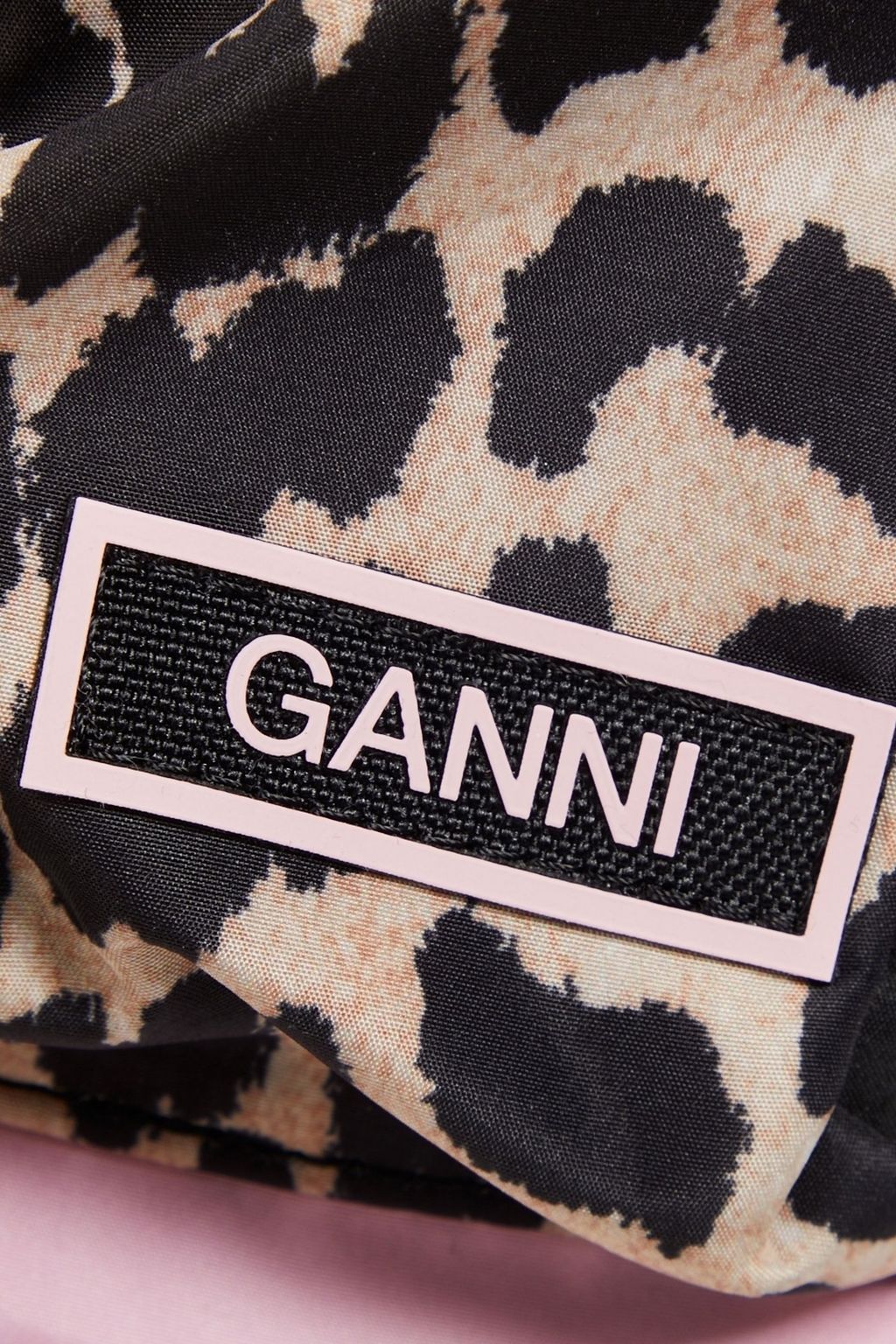 GANNI Leopard-print shell backpack | THE OUTNET