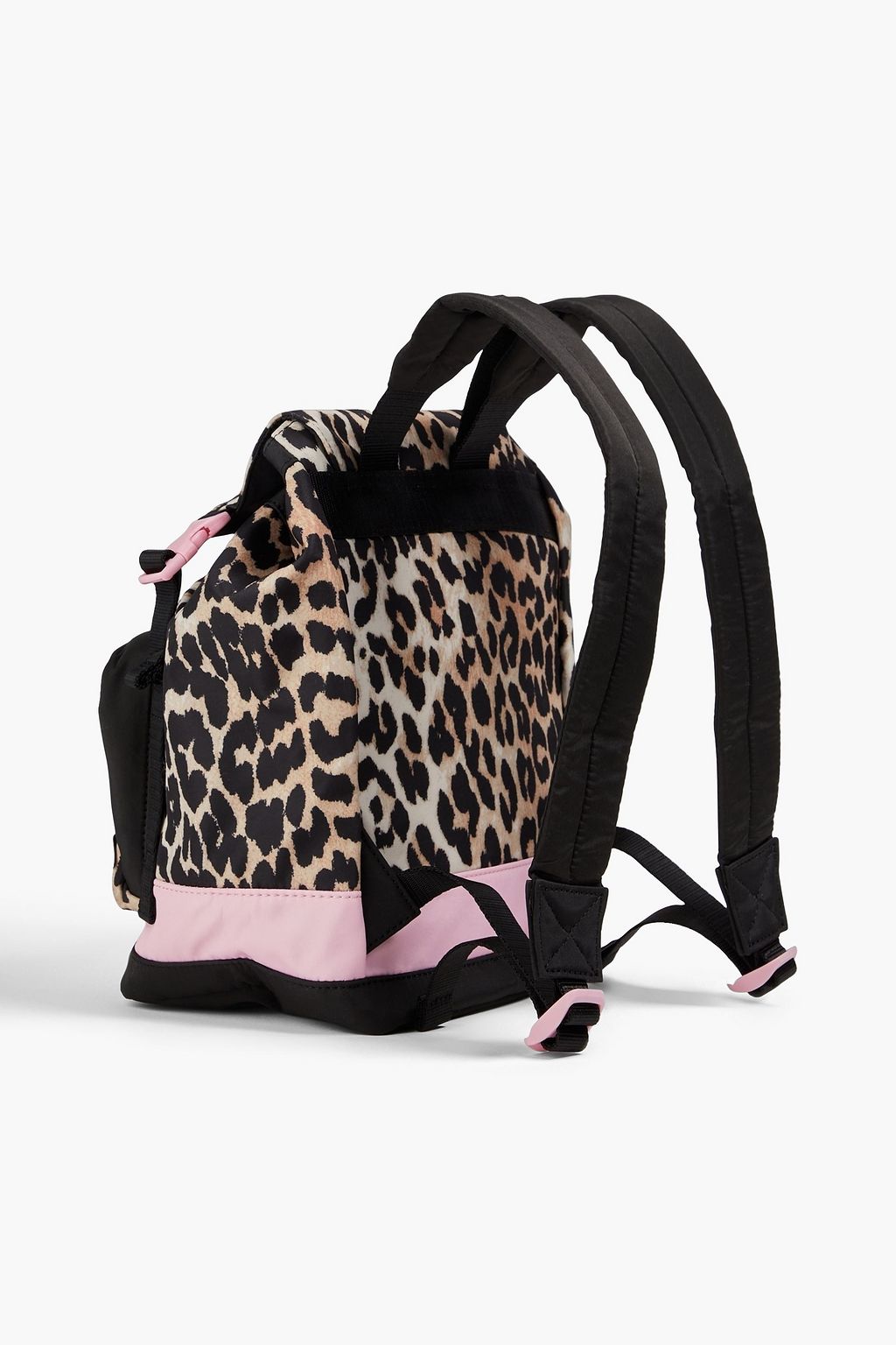 GANNI Leopard-print shell backpack | THE OUTNET