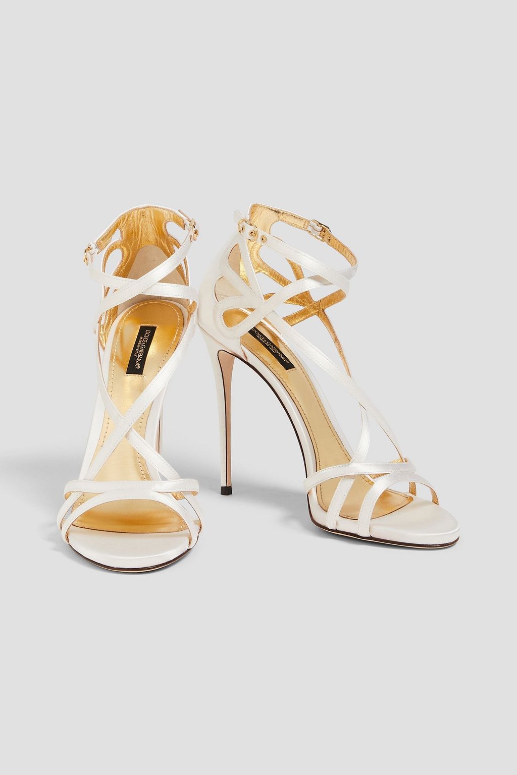 Dolceandgabbana Satin Sandals The Outnet