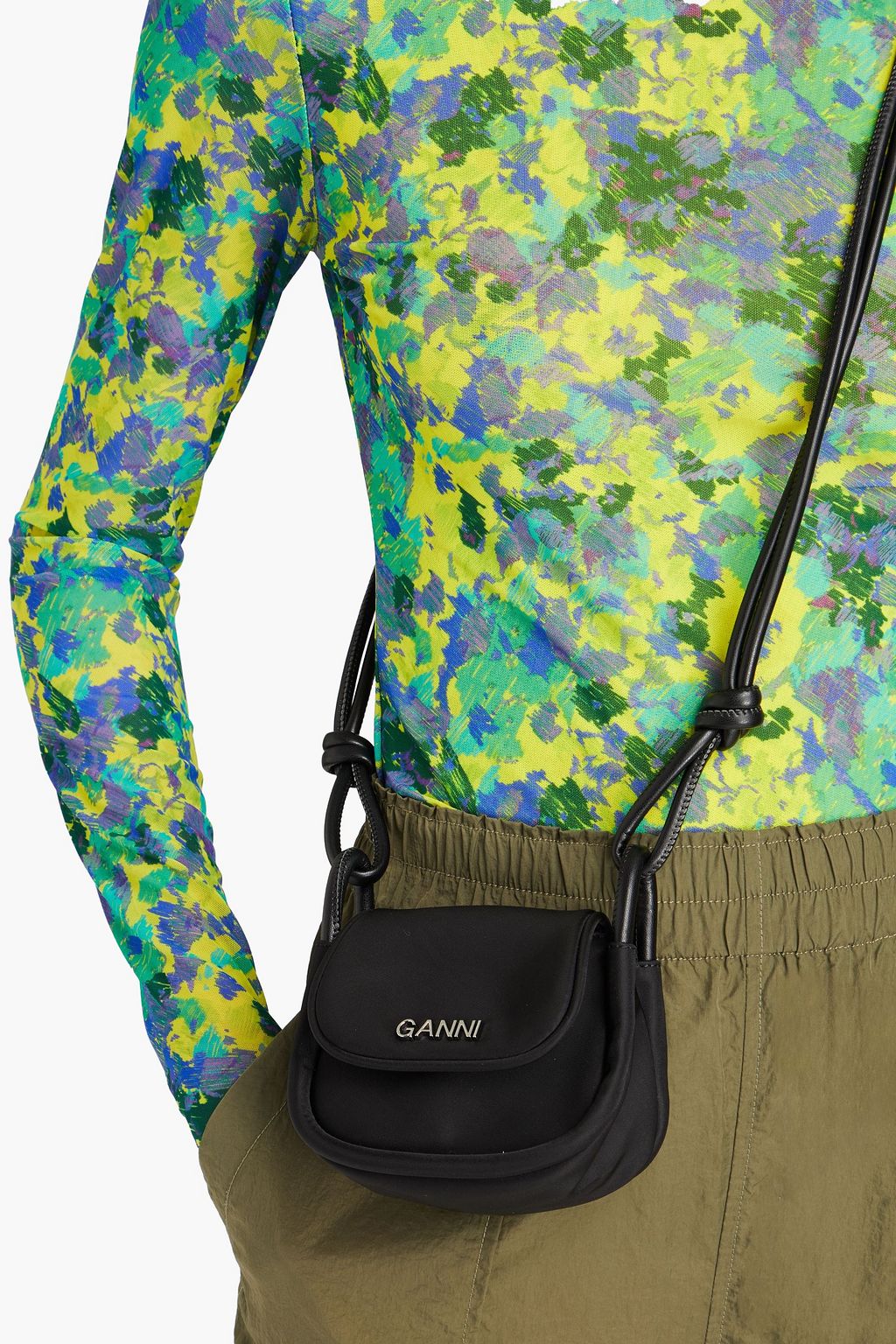 GANNI Shell shoulder bag | THE OUTNET