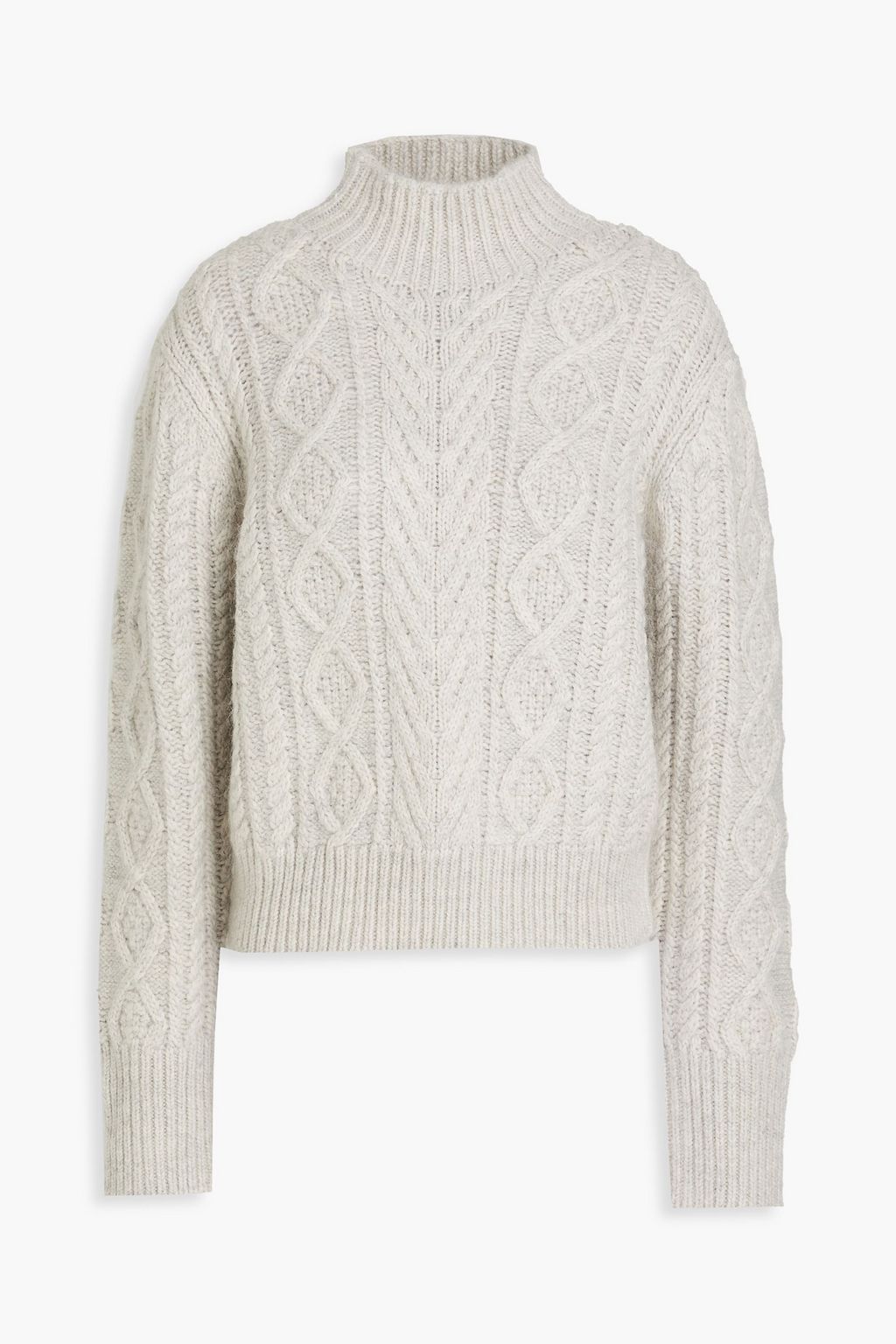 RAG & BONE Brody cable-knit wool-blend turtleneck sweater | THE OUTNET