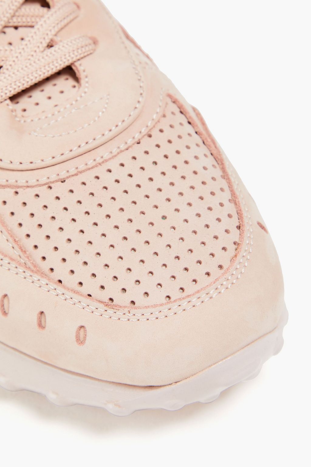TOD'S Perforated suede sneakers | THE OUTNET