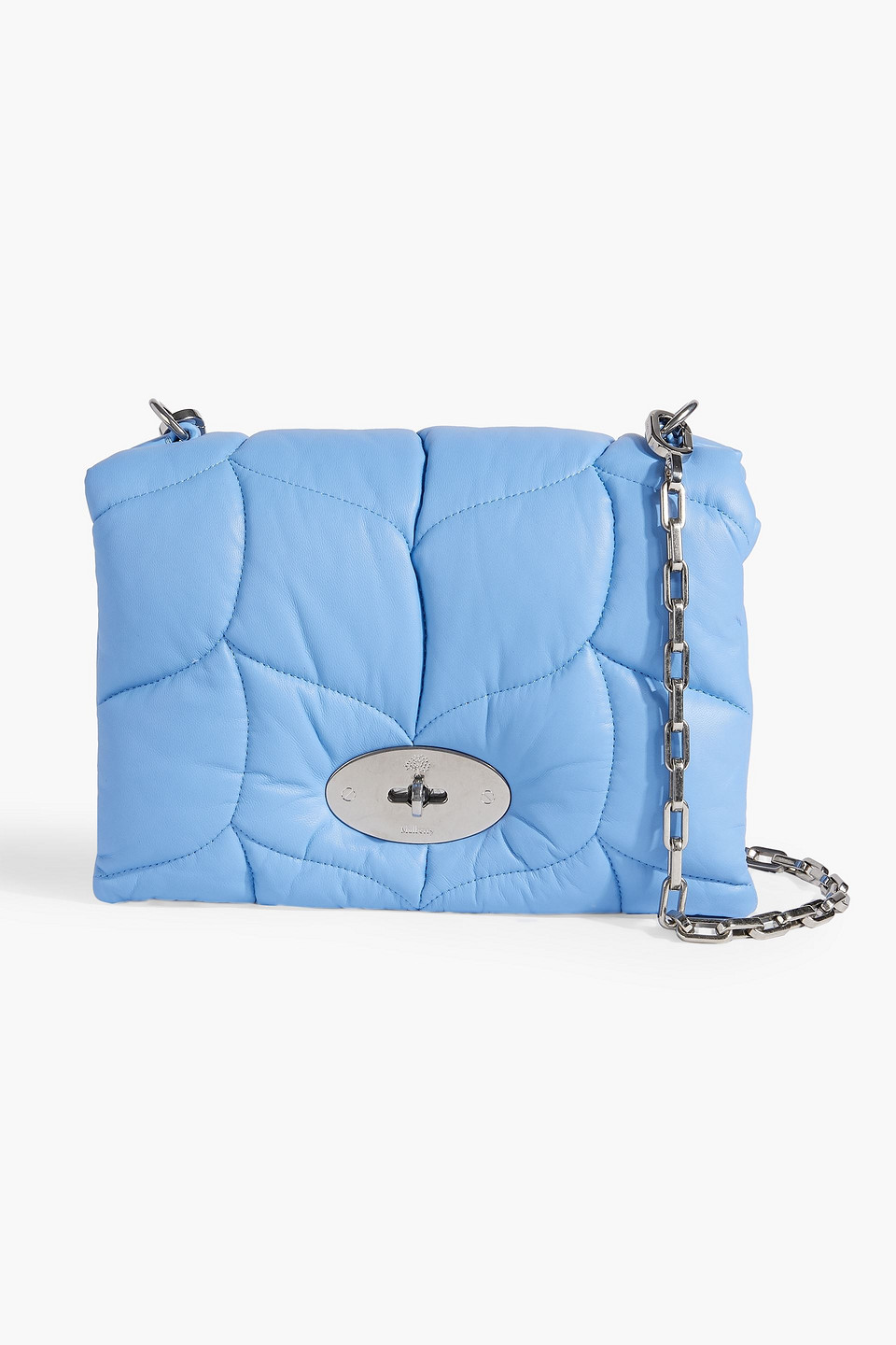 Mulberry Little Softie Quilted Leather Shoulder Bag In Light Blue ...