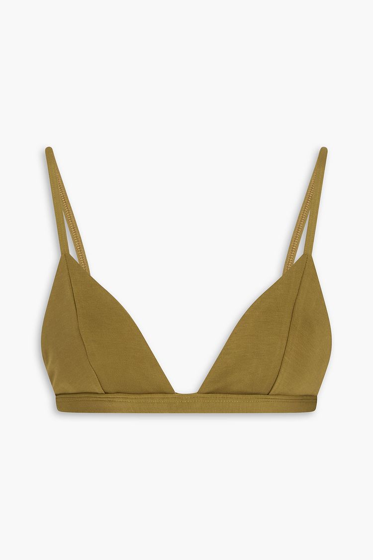 MARA HOFFMAN Astrid triangle bikini top | THE OUTNET