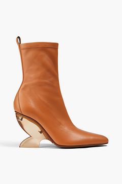 ZIMMERMANN Leather ankle boots | THE OUTNET