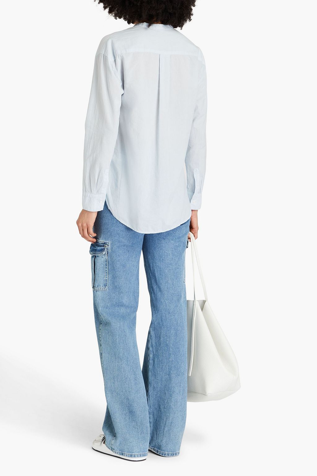 JAMES PERSE Cotton-mousseline blouse | THE OUTNET